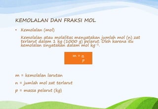 Sifat Koligatif | PPTX