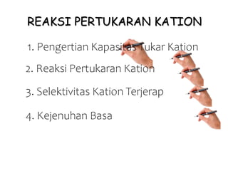 KIMIA TANAH #7 KTK (KAPASITAS TUKAR KATION) | PPTX