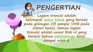 Kimia unsur transisi periode 4 | PPTX