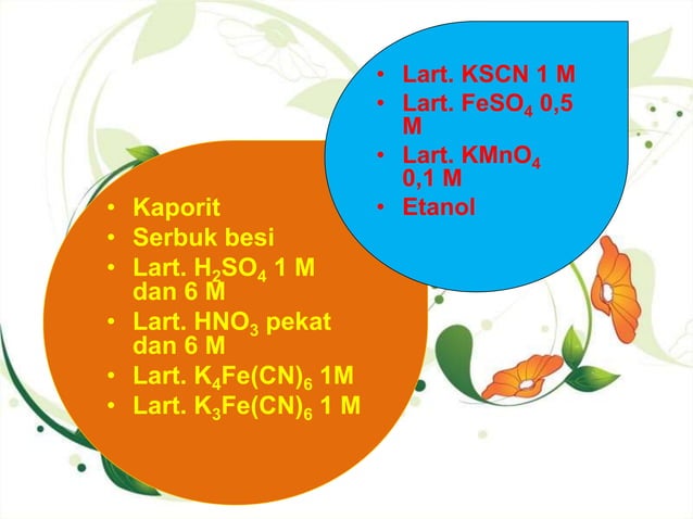 Kimia unsur praktik pembuatan kembang api | PPT