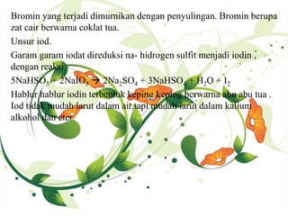 Kimia unsur praktik pembuatan kembang api | PPTX