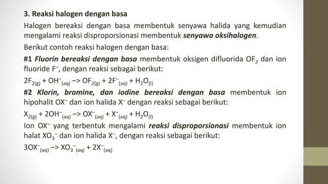 Kimia Unsur Halogen XII MIPA 5 | PPT