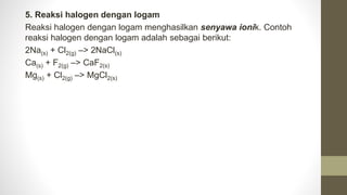 Kimia Unsur Halogen XII MIPA 5 | PPTX