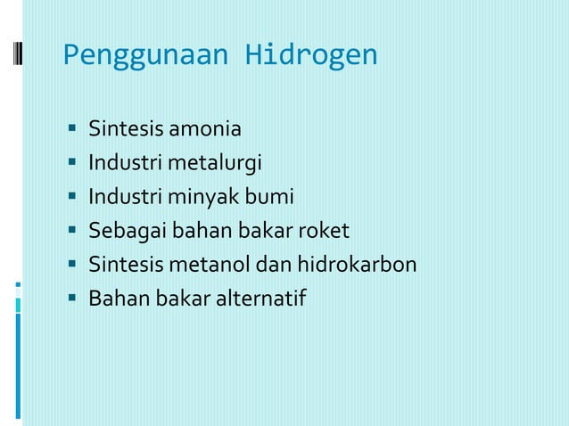 Kimia unsur (pert.2 hidrogen) | PPTX