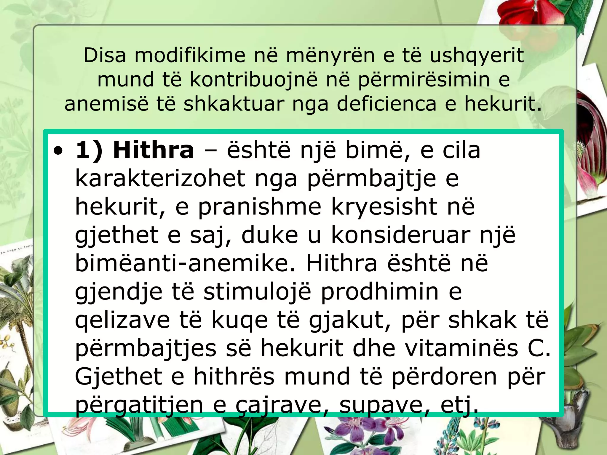 Hekuri element kimik me ndikim shendetesor. | PPTX