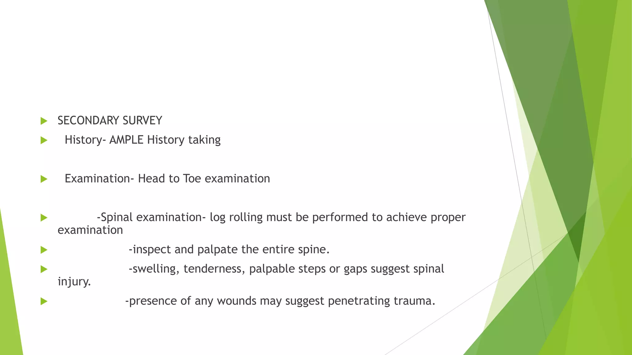 MANAGEMENT OF ACUTE SPINAL CORD INJURY. | PPTX