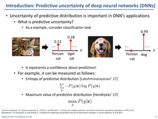 Predictive uncertainty of deep models and its applications | PDF