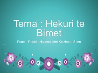 Hekuri element kimik me ndikim shendetesor. | PPTX