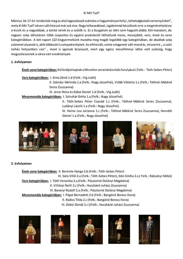 Ki mit tud 2015 | PDF