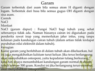 Senyawa Anorganik | PPTX