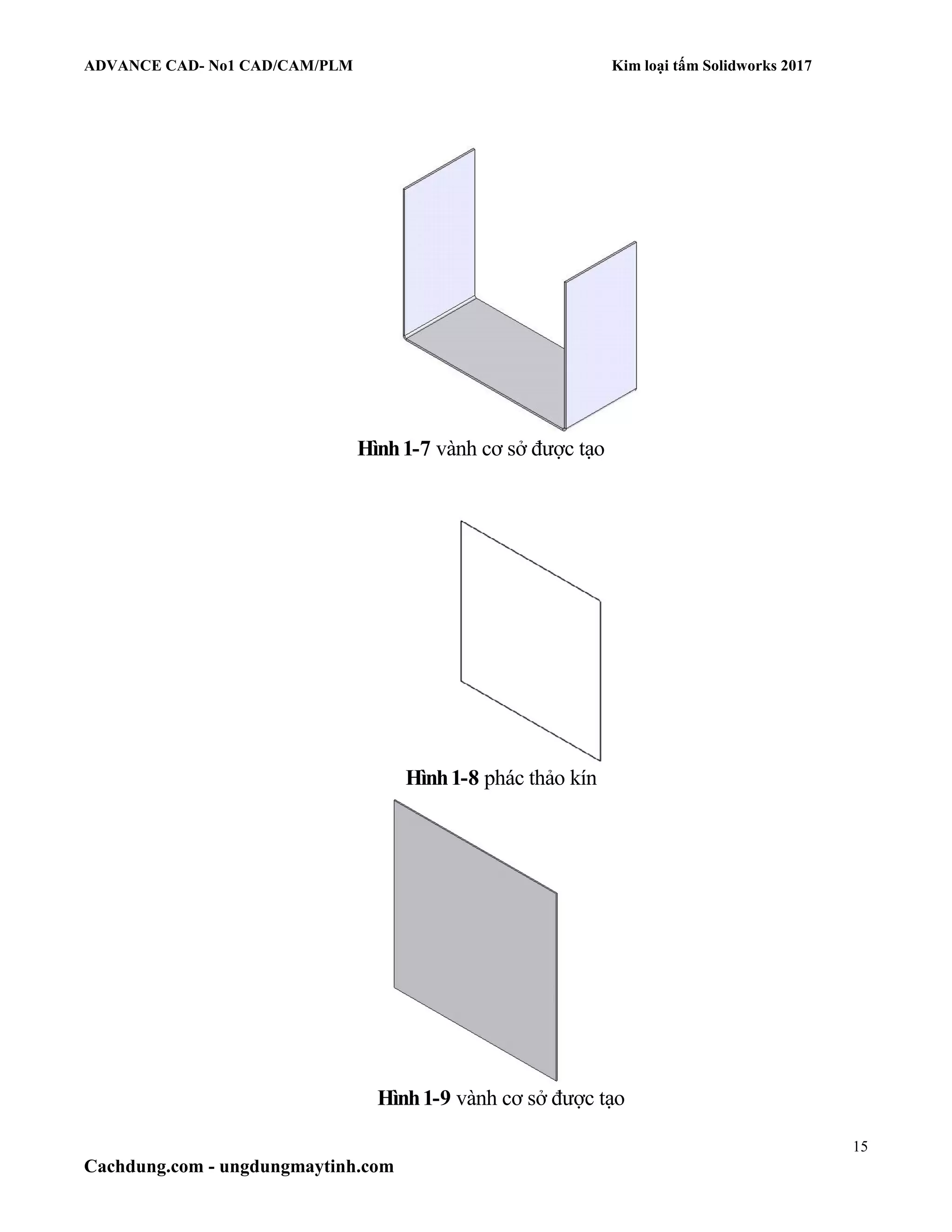 Thiết kế kim loại tấm Solidworks 2017 | PDF