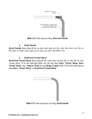 Thiết kế kim loại tấm Solidworks 2017 | PDF