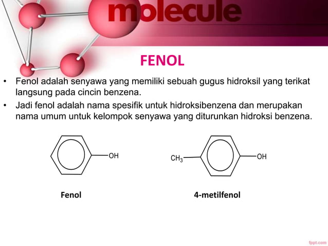 reaksi benzena dan fenol | PPTX