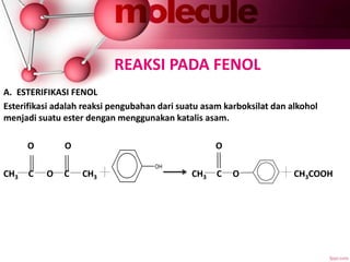 reaksi benzena dan fenol | PPTX