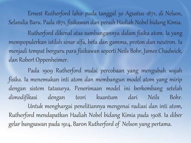 Teori Atom Rutherford | PPT