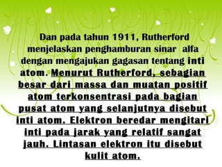 Teori Atom Rutherford | PPT