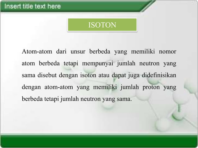 isotop, isobar, isoton | PPTX