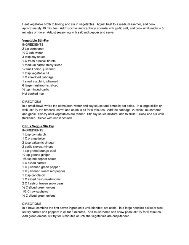 Kims Food Plan | PDF