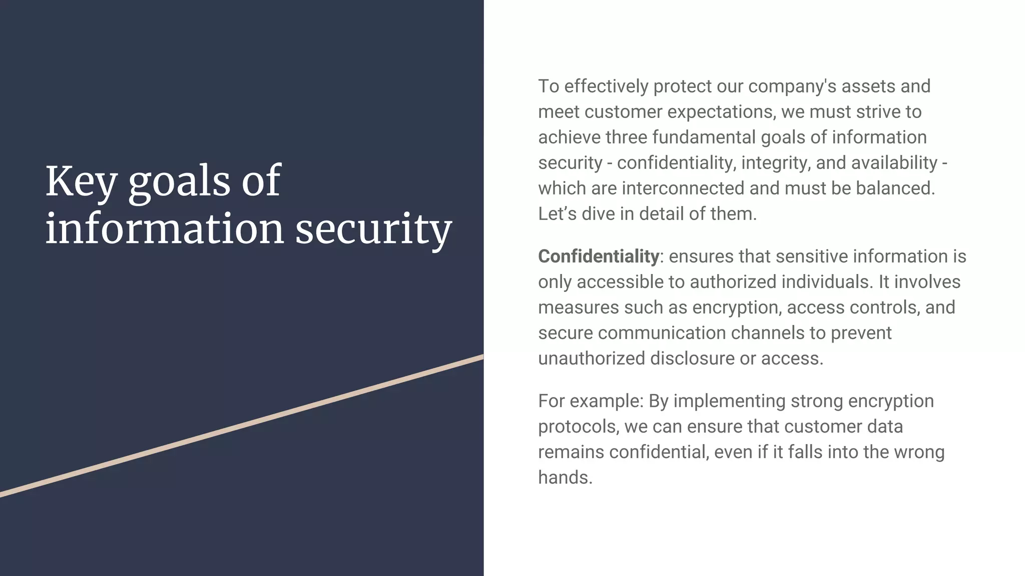 Importance of Information Security and Goals for Preventing Data ...