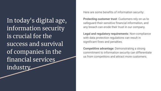 Importance of Information Security and Goals for Preventing Data ...