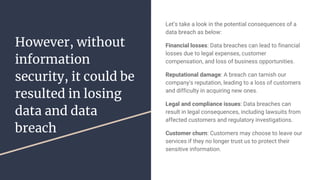 Importance of Information Security and Goals for Preventing Data ...