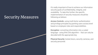 Importance of Information Security and Goals for Preventing Data ...