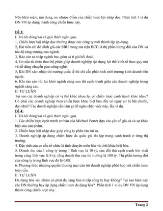 đề Kiểm tra cuối kỳ qtcl cô trang | PDF