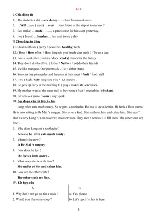 Kiểm tra hkii tiếng anh lớp 7 (1) | DOC