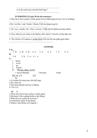 Kiểm tra hki tiếng anh lớp 7 (1) | DOC
