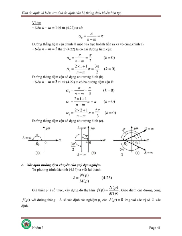 [BTL] Kiểm tra tính ổn định của hệ thống liên tục | PDF