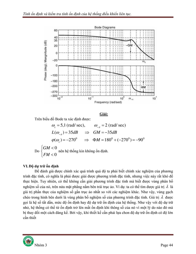 [BTL] Kiểm tra tính ổn định của hệ thống liên tục | PDF