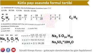 Kimyəvi formullar üzərində hesablamalar .pptx