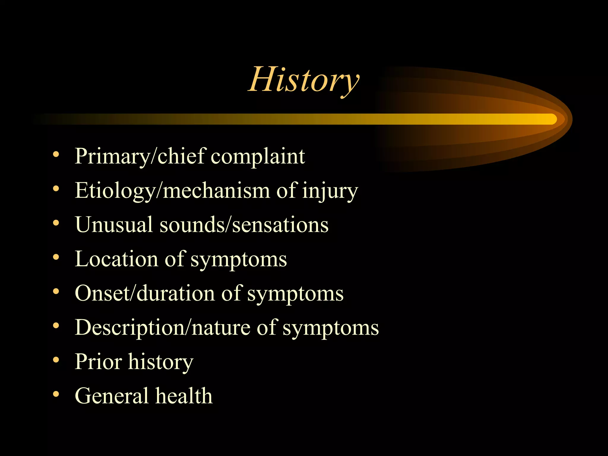 Kin 188 Injury Evaluation Procedures | PPT