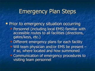 Kin 188 Emergency Plans And Equipment | PPT