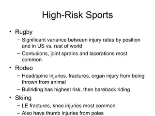 Kin 188 Epidemiology Of Athletic Injuries | PPT