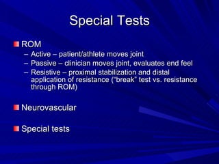 Kin 188 Foot, Ankle And Leg Injuries | PPT