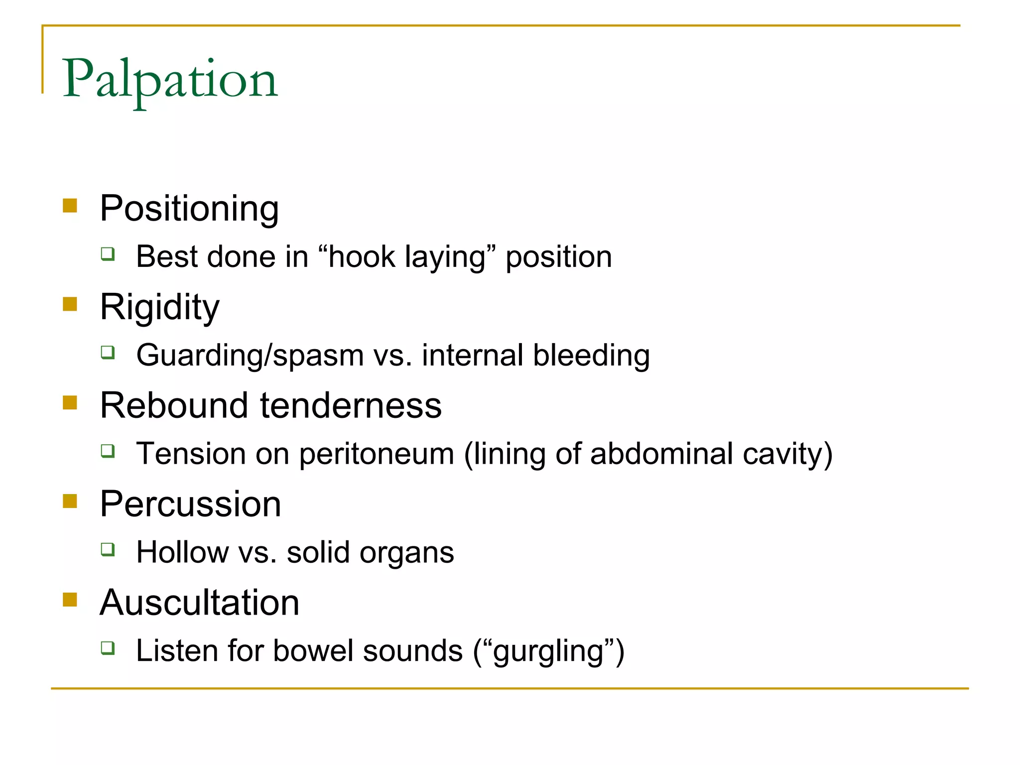 Kin 188 Thoracic And Abdominal Evaluation And Injuries | PPT