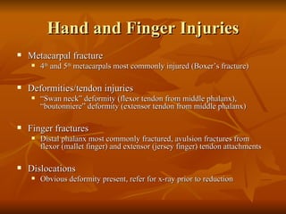 Kin 188 Wrist And Hand Evaluation And Injuries | PPT