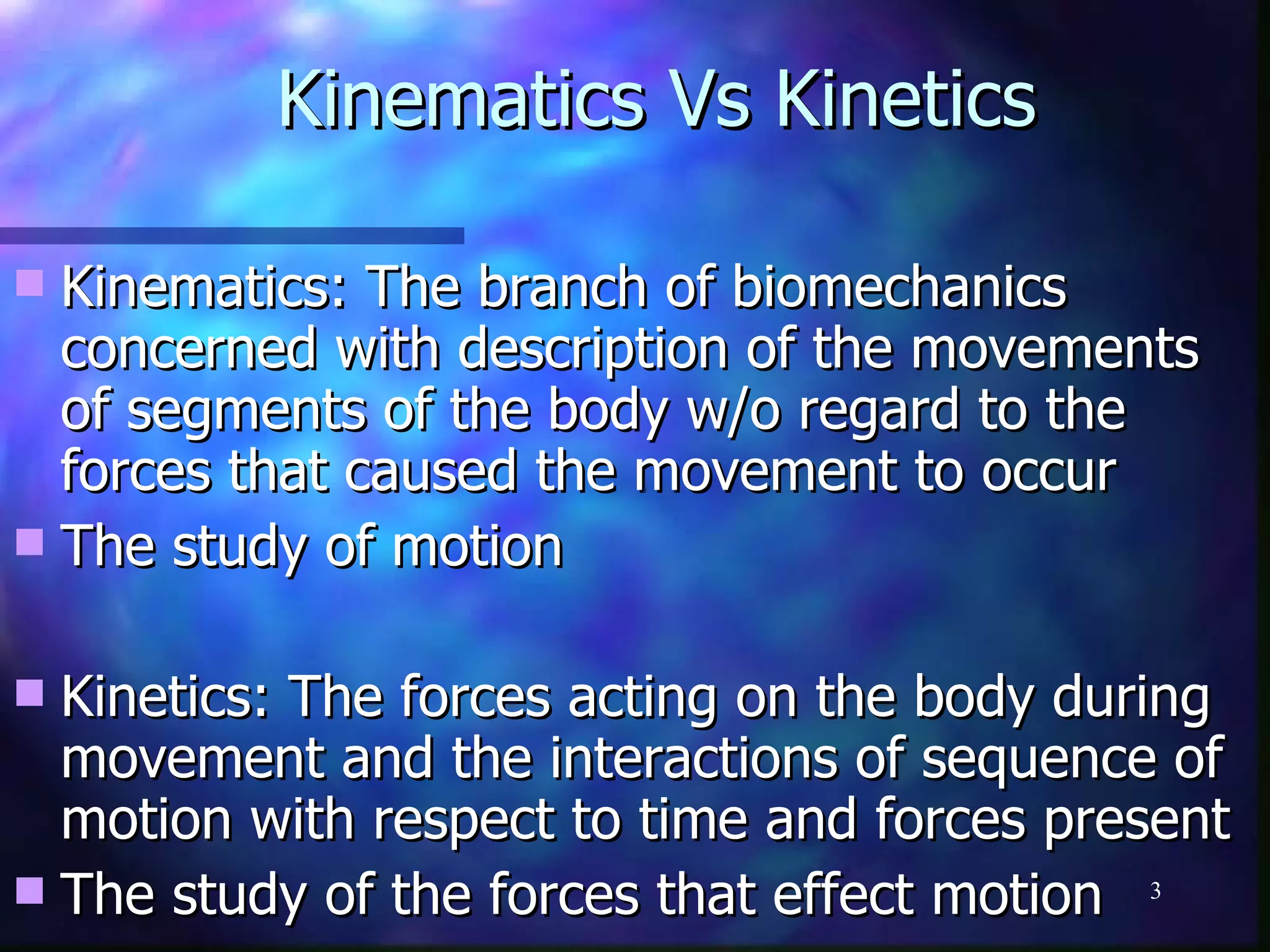 Kin191 A. Osteokinematics. Fall 2007 | PPT
