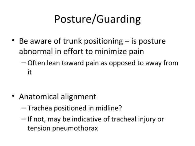 Kin 191 B Abdomen And Thorax Anatomy And Evaluation Ppt