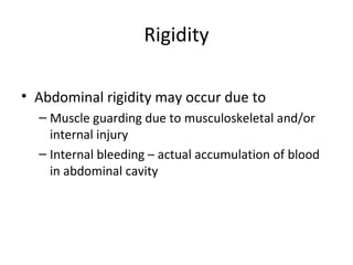Kin 191 B – Abdomen And Thorax Anatomy And Evaluation | PPT