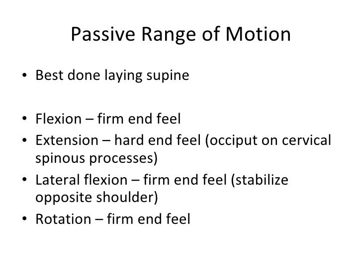 Kin 191 B – Cervical Spine Anatomy, Evaluation And Injuries