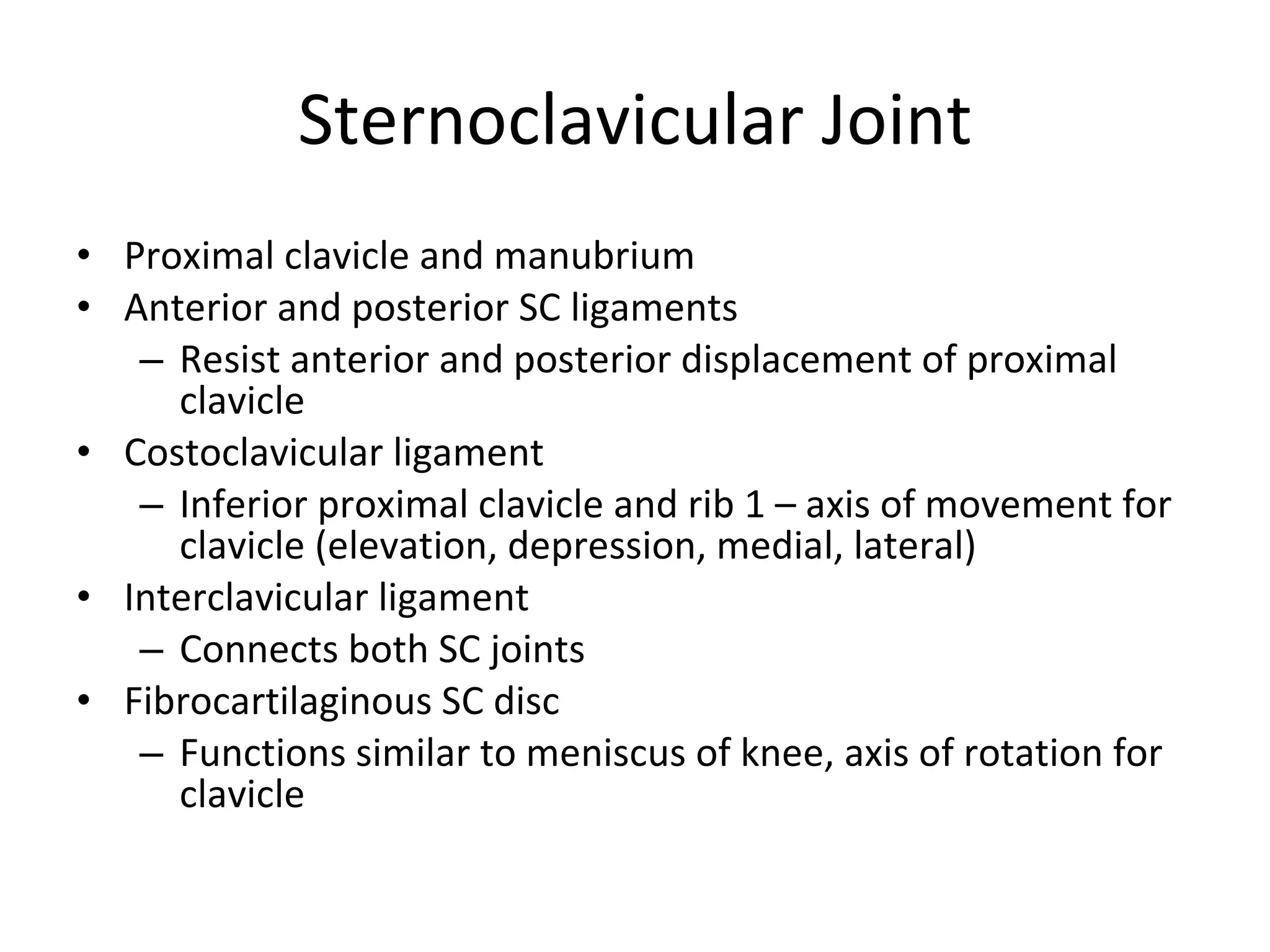 Kin 191 B – Shoulder Anatomy And Evaluation | PPT