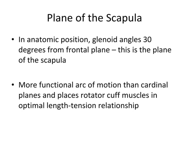 Kin 191 B – Shoulder Anatomy And Evaluation | PPT