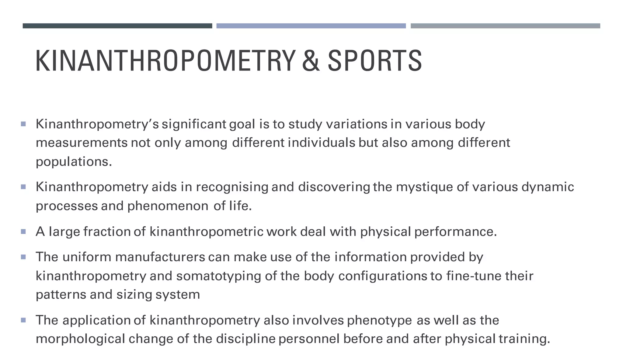 Kinanthropometry | PDF