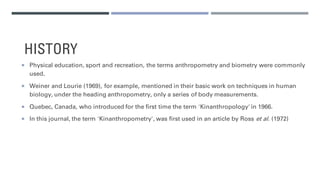 Kinanthropometry | PDF