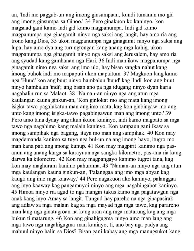 Kinaray a bible - new testament | PDF