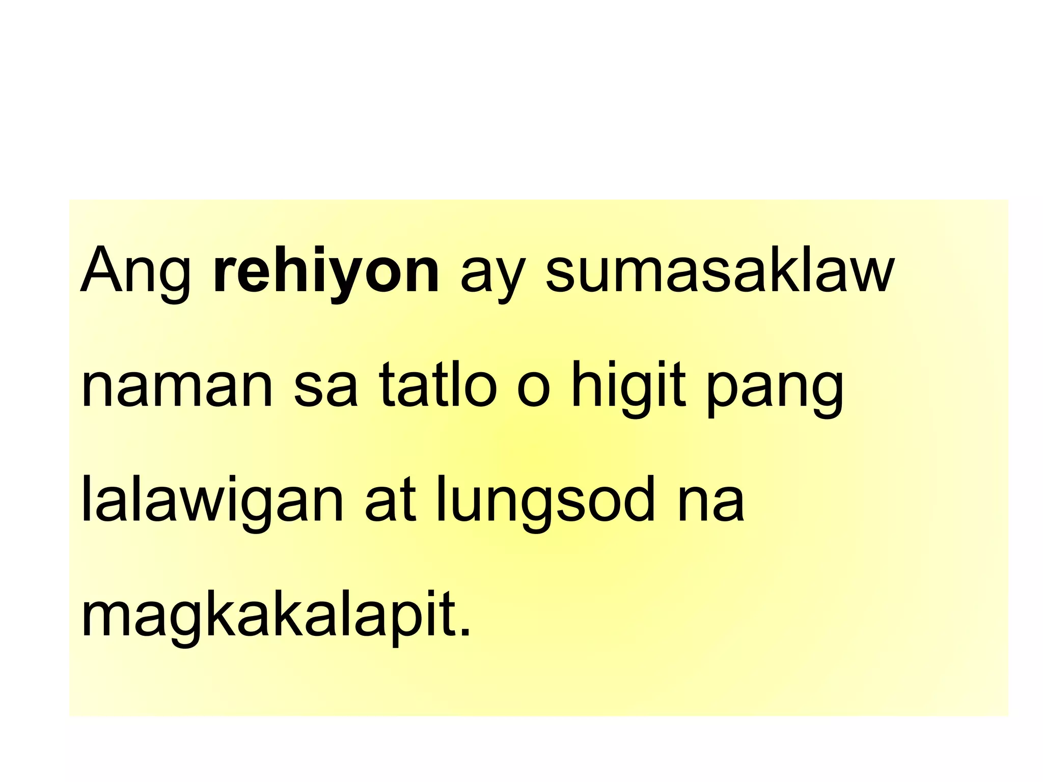 Kinaroroonan ng mga lalawigan | PPTX