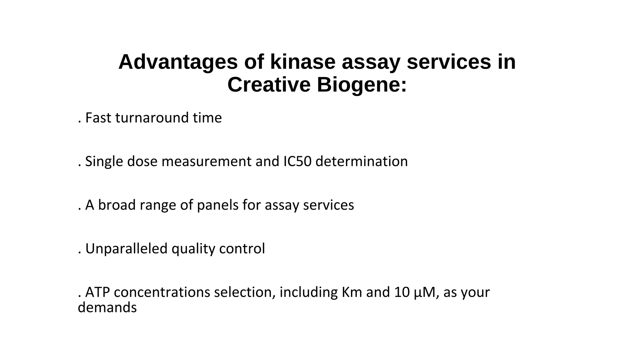 Kinase assays | PPT