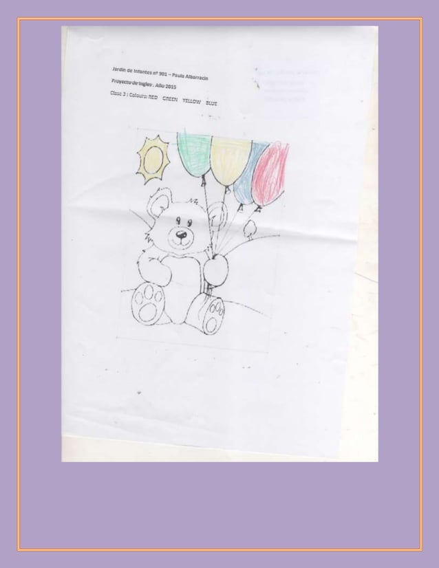 Kinder assignments | DOCX